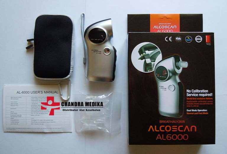 Alcoscan AL6000 - Alat Deteksi Kadar Alkohol Nafas Tiup
