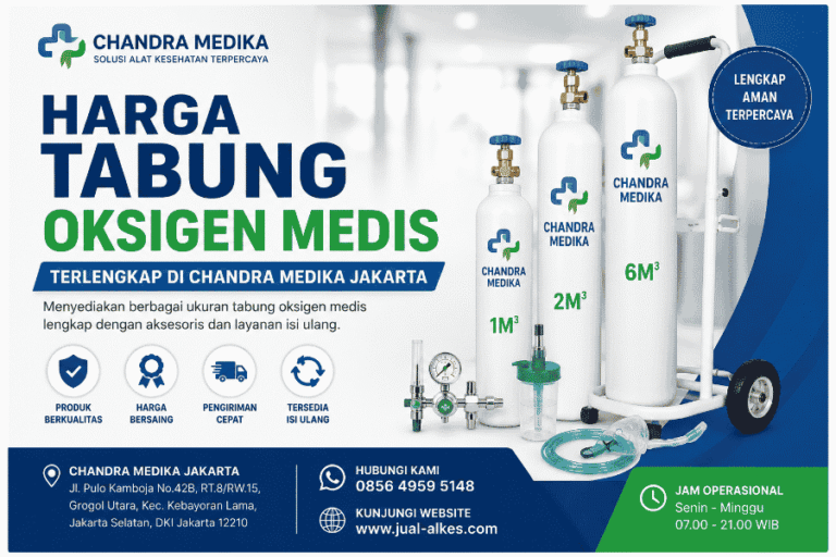 Harga Tabung Oksigen Medis Jakarta Terbaru - Chandra Medika